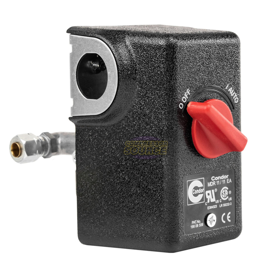 Condor MDR11/11 Pressure Switch 80-100 PSI 1 Port 1/4" FNPT Control ...
