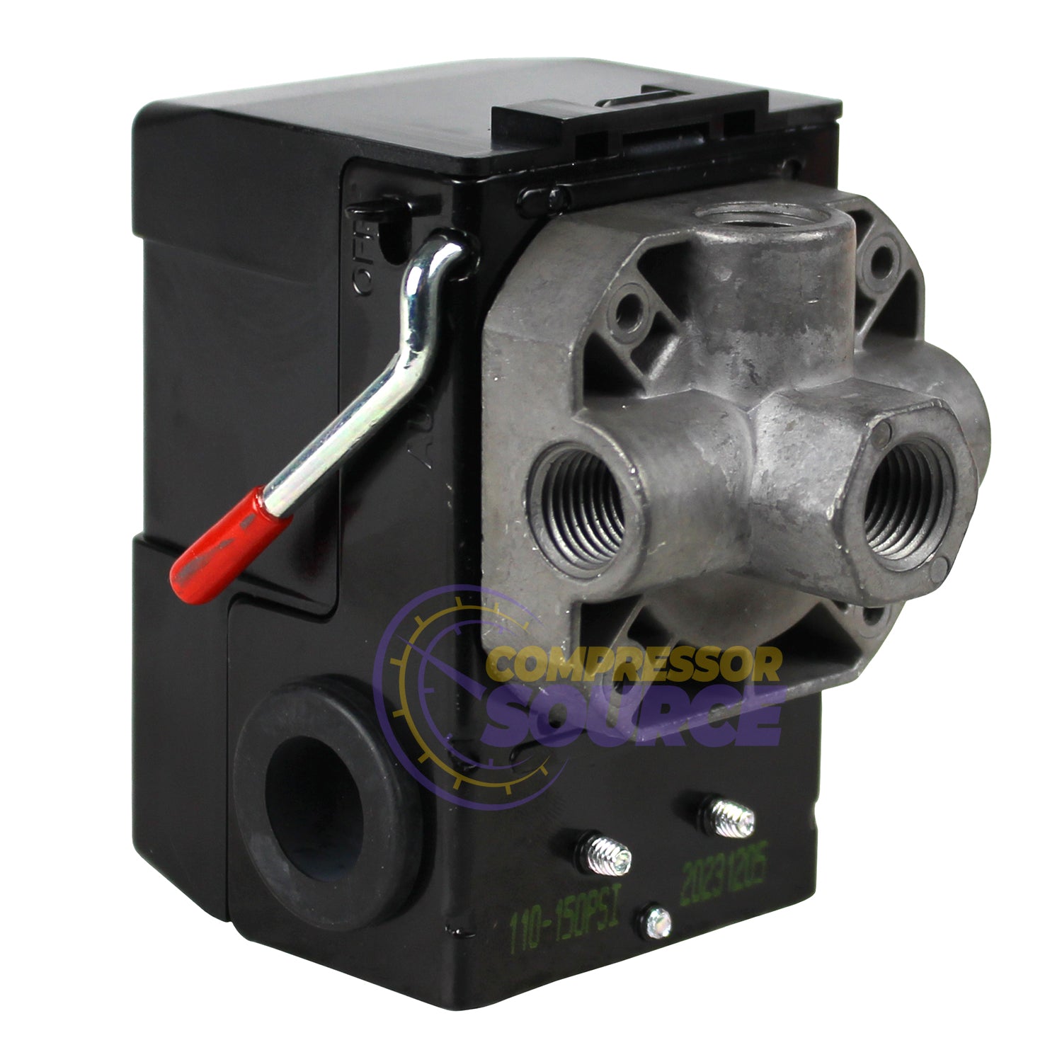 4 Port Pressure Switch 110 - 150 PSI 16 Amp Integral Unloader Lefoo LF ...