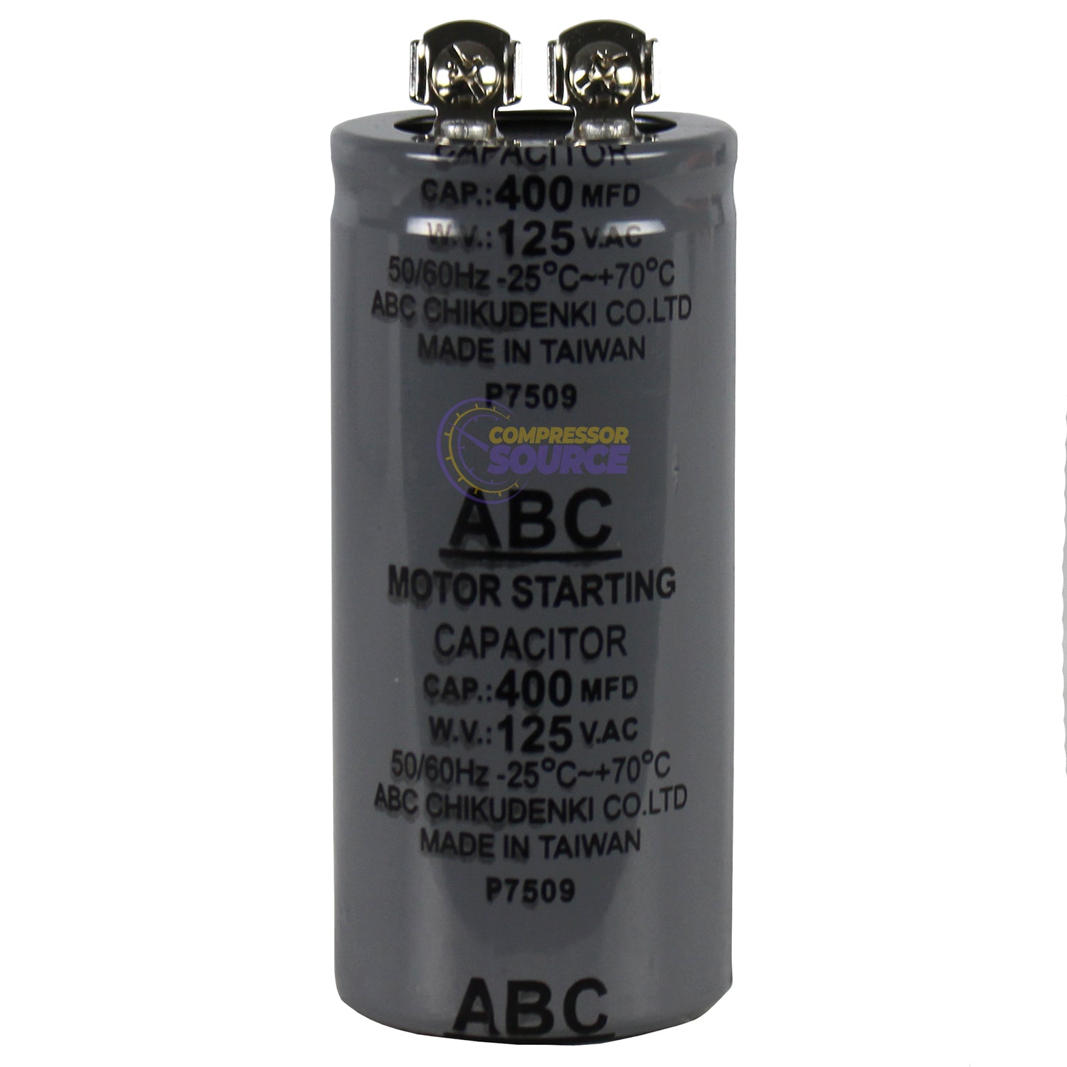 Start Capacitor for a PK5020 Puma Compressor 400 MFD 125V AC NCA5020CA ...