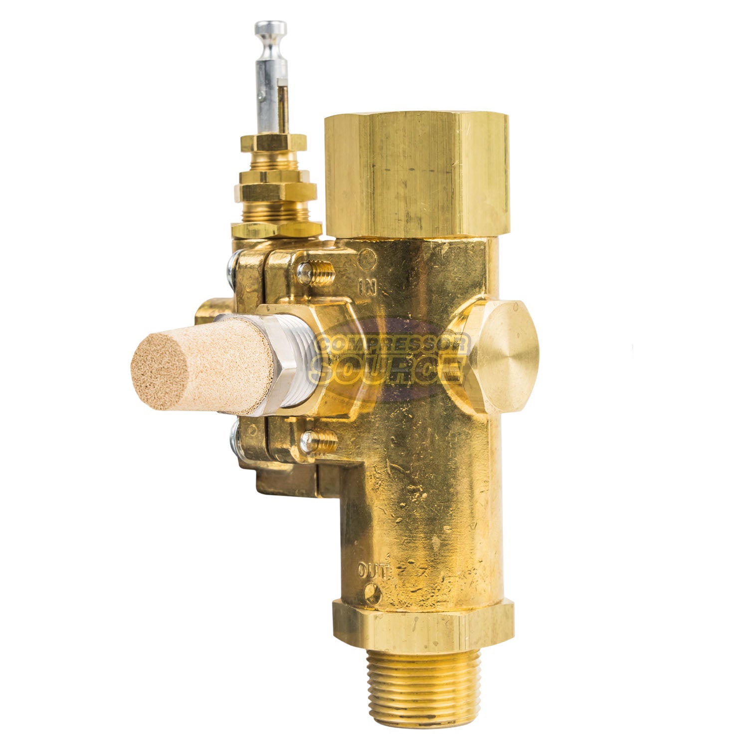 Conrader Gas Compressor Pilot Unloader Check Valve Combo 60CFM 145-175 ...