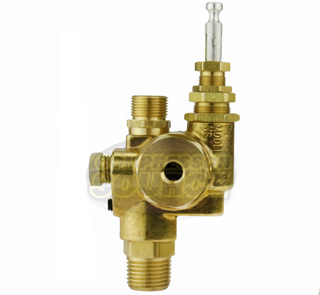 1/2" Compression x 1/2" MNPT 95-125 PSI Piloted Discharge Check Valve ...
