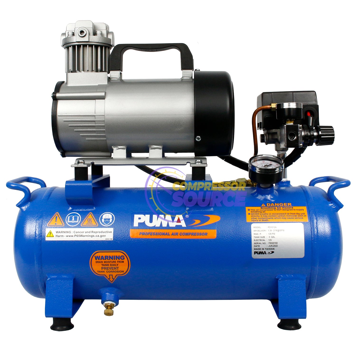 Electric Powered Portable Air Compressors | Compressor Source
