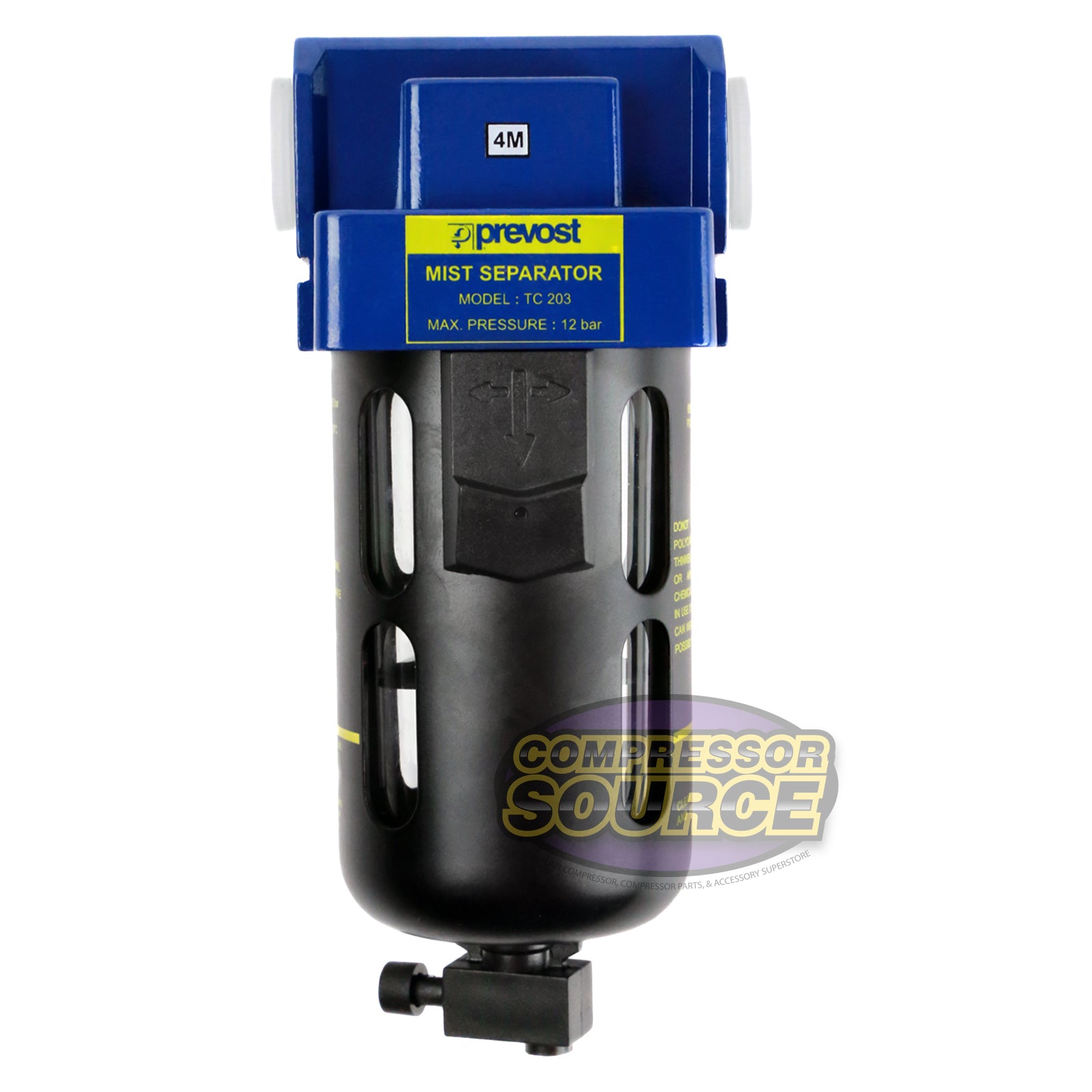 Prevost Compressed Air Inline Oilesser Oil Coalescing Separator Filter ...