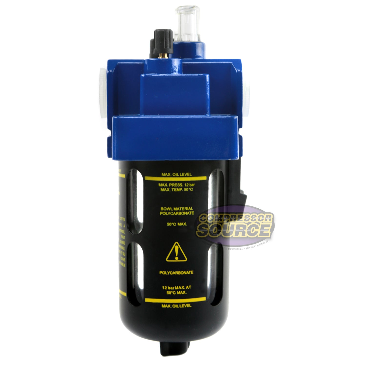 Prevost 1/2" Compressed Air In-Line Oiler Lubricator Inline Oil Lubric ...