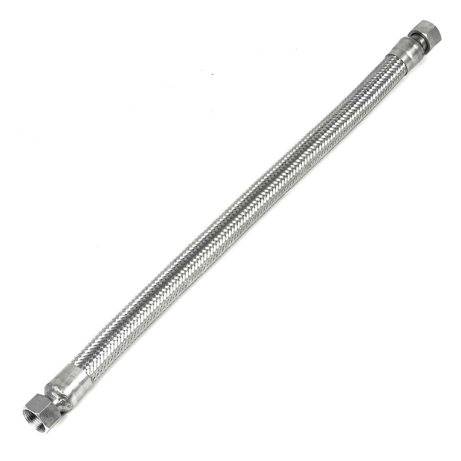 1" x 36" Stainless Steel Compressed Air Line Metal Flex Hose Compresso ...