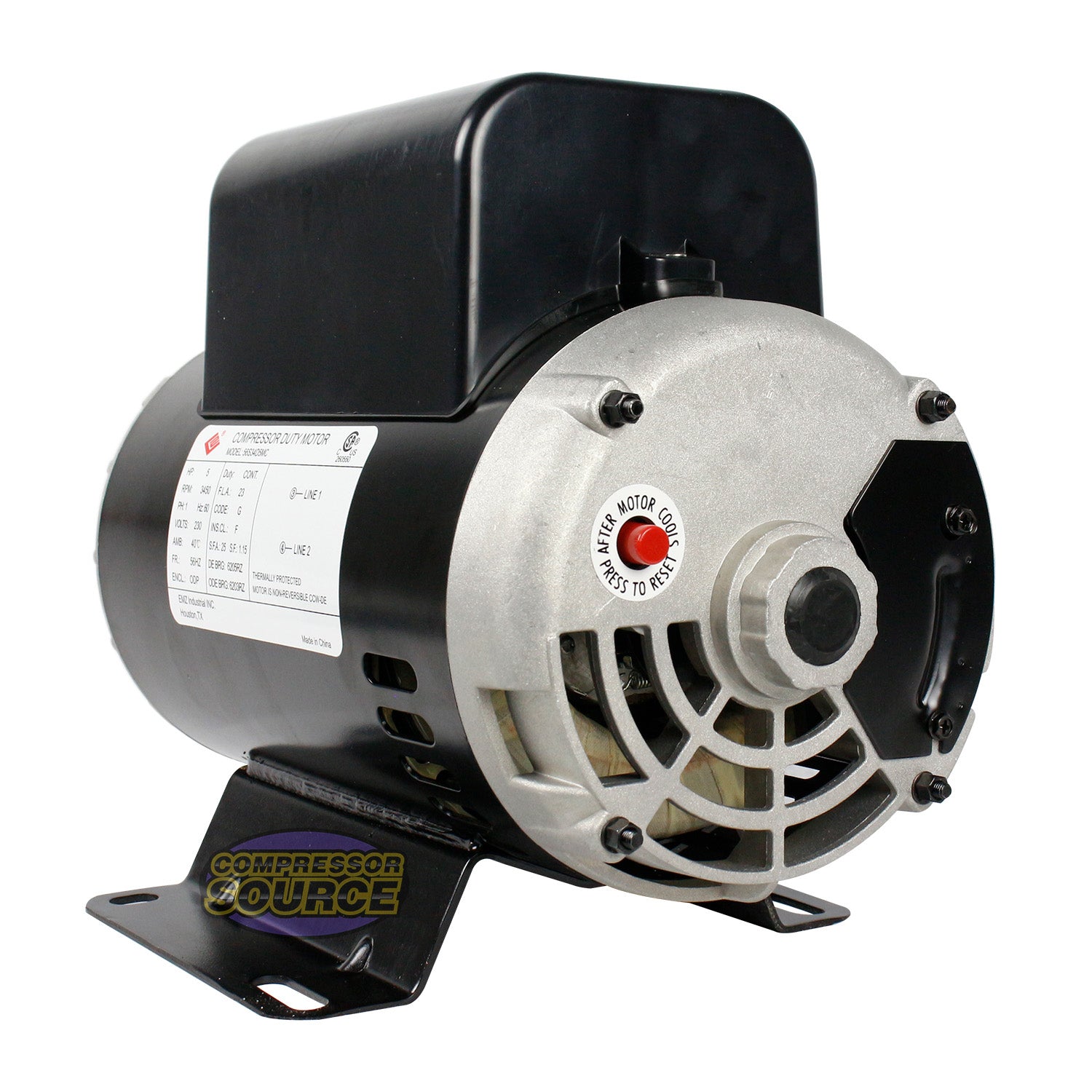 Single Phase 1/3 - 1-1/2 HP Electric Motors | Compressor Source